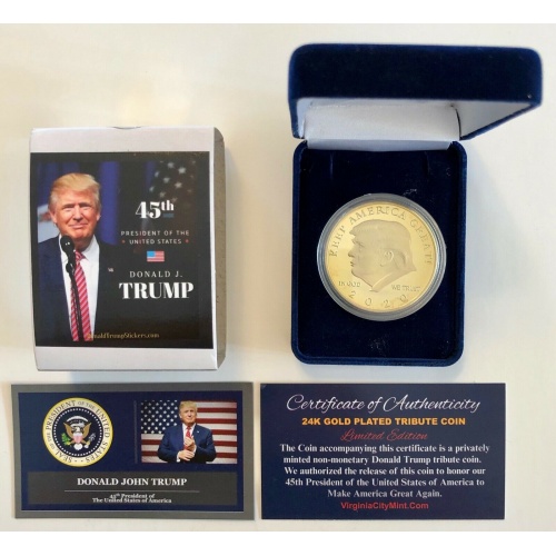 President Donald Trump...2020..KEEP AMERICA GREAT.. Commemorative Coin ...