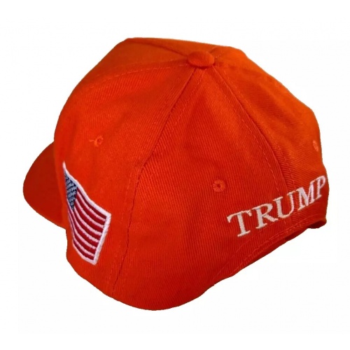 Official Trump MAGA 45 - 47 Hat Limited Edition - Orange (Made in USA)